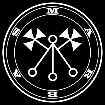 "Marbas demon President white Sigil occult Magick Seal" Poster for Sale ...