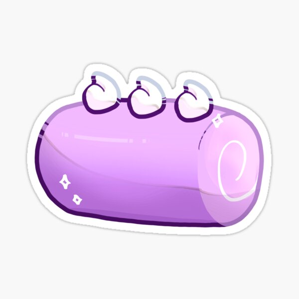 Ube Roll Stickers | Redbubble