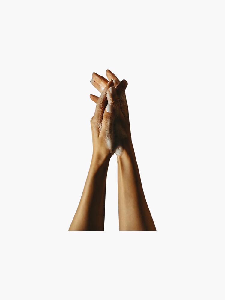 "Stick(y) Hands Up!" Sticker for Sale by StickThemUp | Redbubble