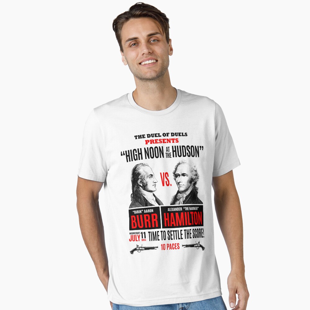 "Burr vs Hamilton History" Poster for Sale by createes | Redbubble