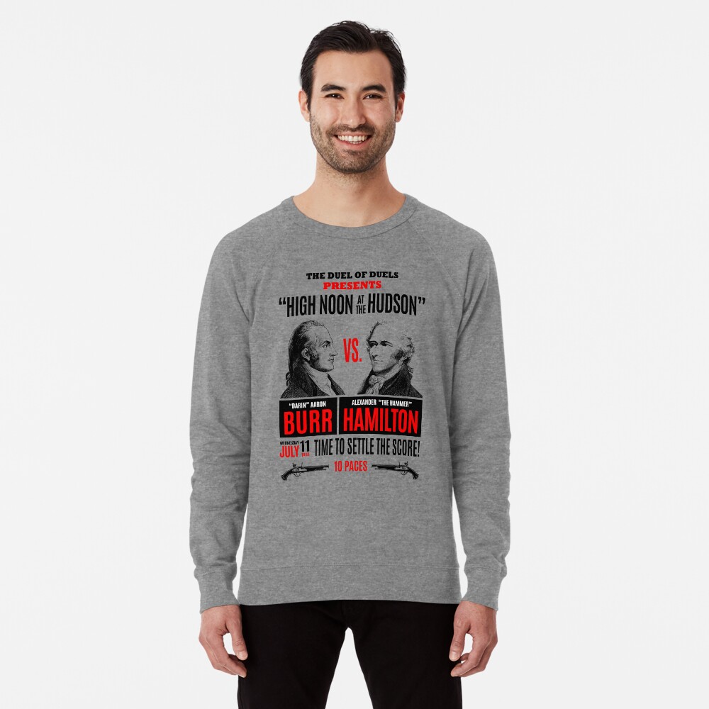 "Burr vs Hamilton History" Poster for Sale by createes | Redbubble