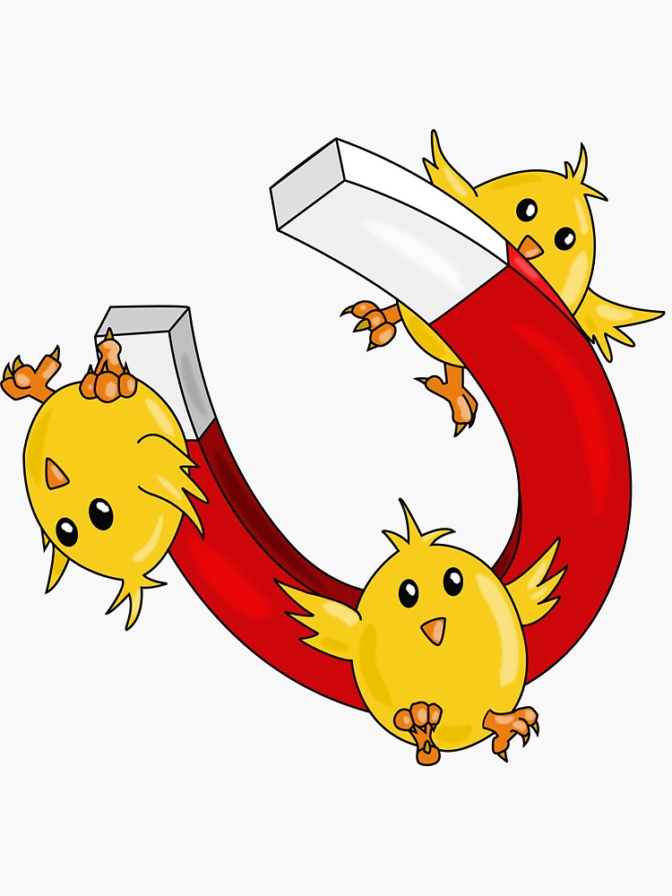 "Chick Magnet" Sticker for Sale by Mevv | Redbubble