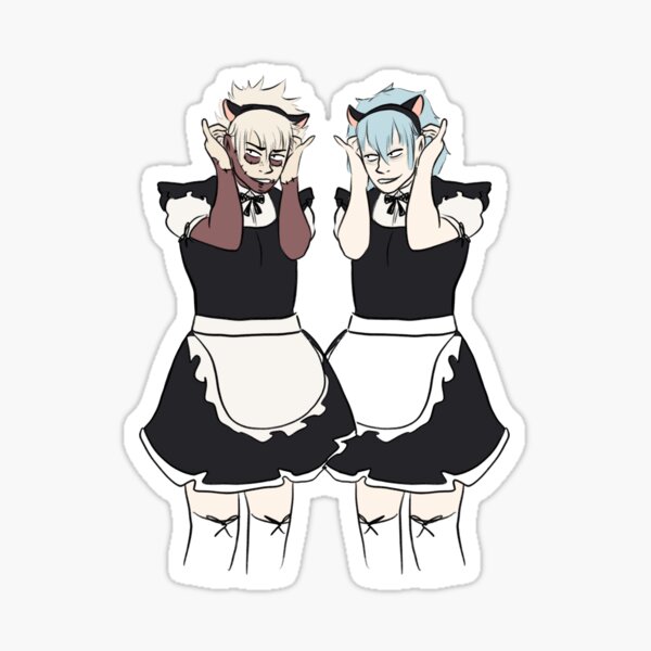 "Shiggydabi maids" Sticker for Sale by morgodrawings | Redbubble