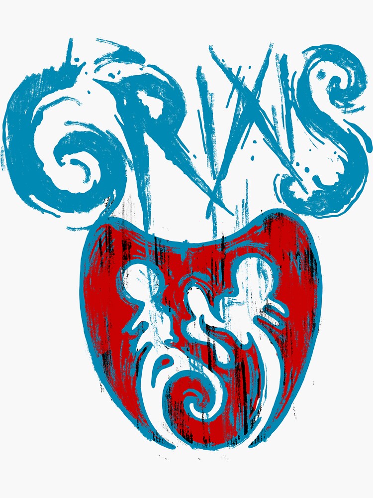 "Grixis symbol" Sticker for Sale by cochambrator | Redbubble