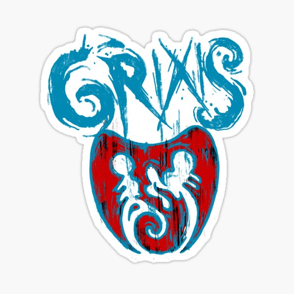 "Grixis symbol" Sticker for Sale by cochambrator | Redbubble