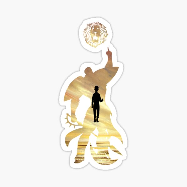 "Escanor - Seven Deadly Sins" Sticker by Blason | Redbubble