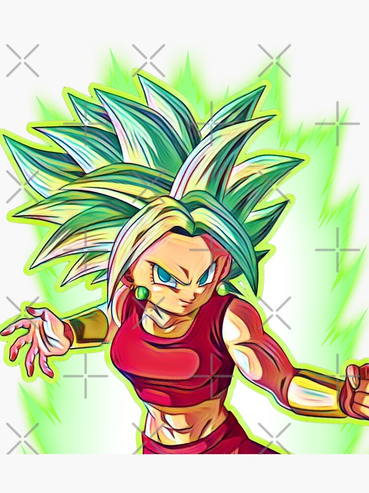 "Train Insaiyan Kefla" Sticker for Sale by wickeddesigns1 | Redbubble