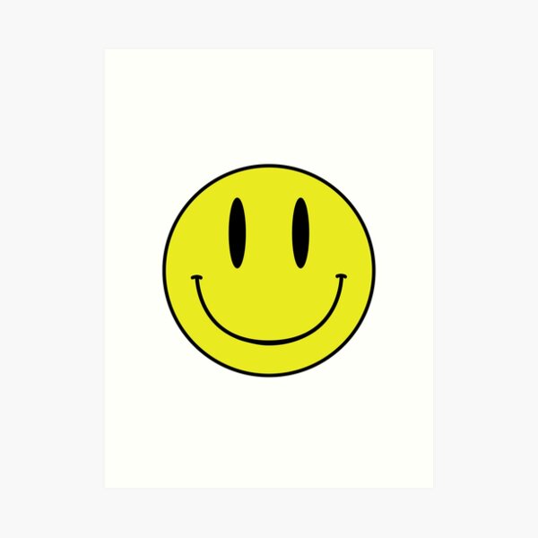"ACID MAN SMILEY FACE EMOJI 90's Rave 80's Acid House Grunge " Art ...