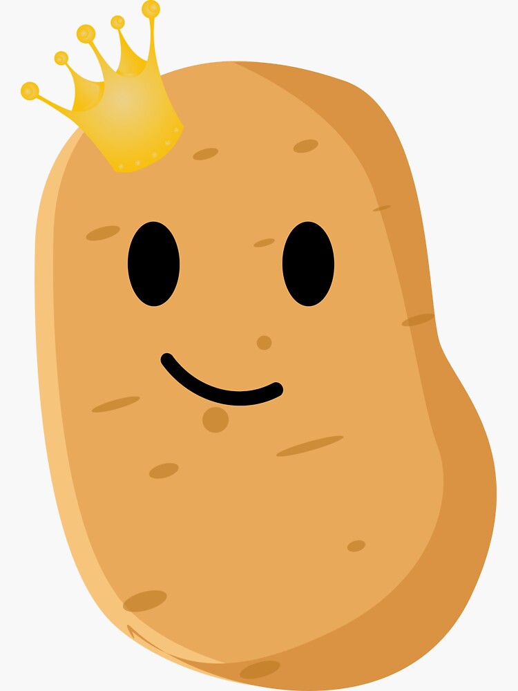 "Potato Prince" Sticker for Sale by SmileMiau | Redbubble