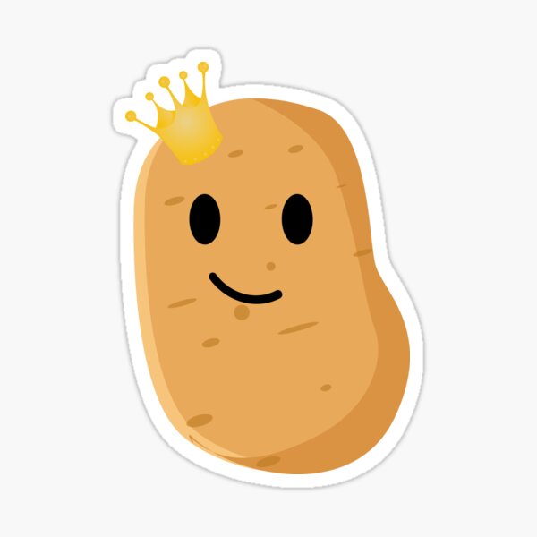 "Potato Prince" Sticker for Sale by SmileMiau | Redbubble
