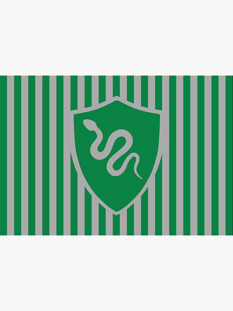 "BP Snake Green Vertical Crest" Sticker for Sale by belpotterheads ...