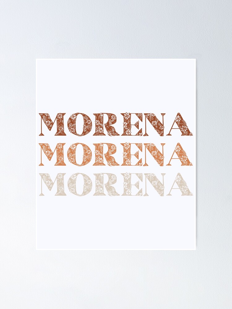 "Morena Morena Morena | Educated Latina | Latinax Girl Power" Poster by ...