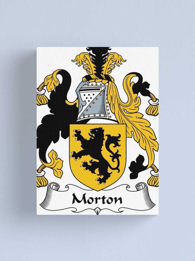 "Morton Coat of Arms / Morton Family Crest" Canvas Print by ...