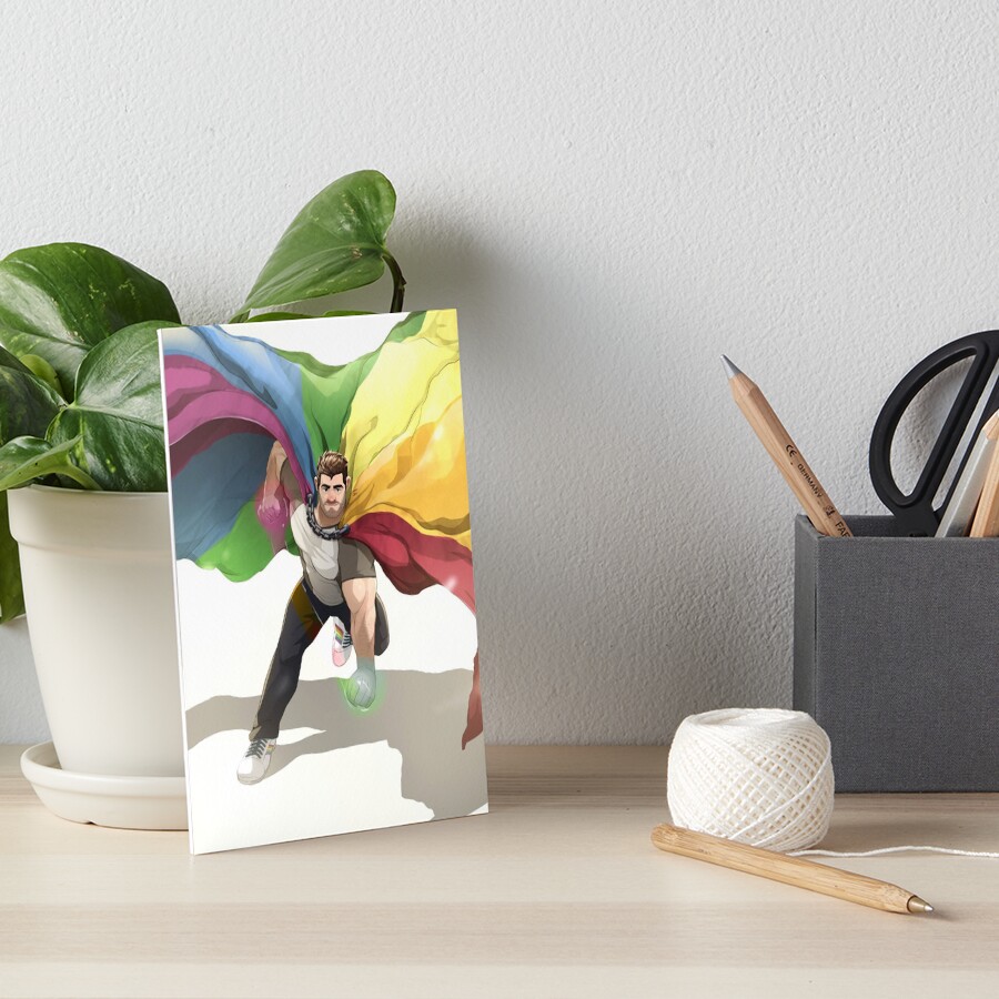 "Rainbow man" Art Board Print by JojiArt | Redbubble