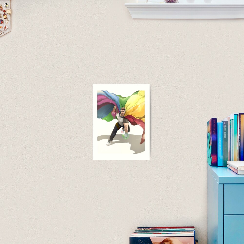 "Rainbow man" Art Print by JojiArt | Redbubble