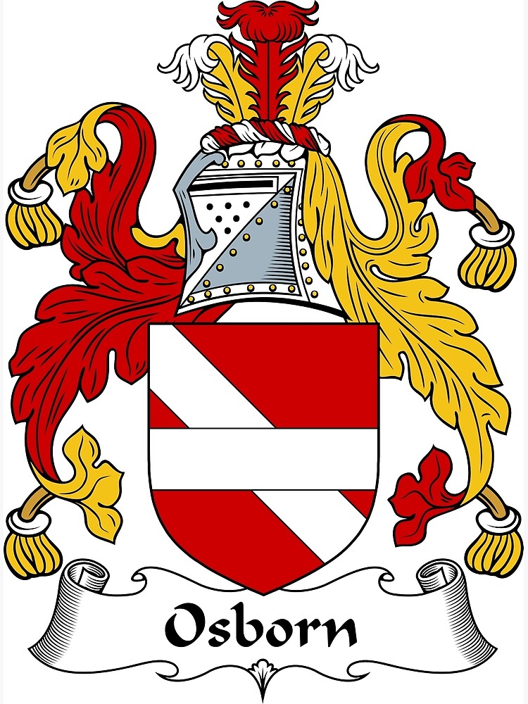 Lámina fotográfica «Escudo de armas de Osborn / cresta de la familia de ...