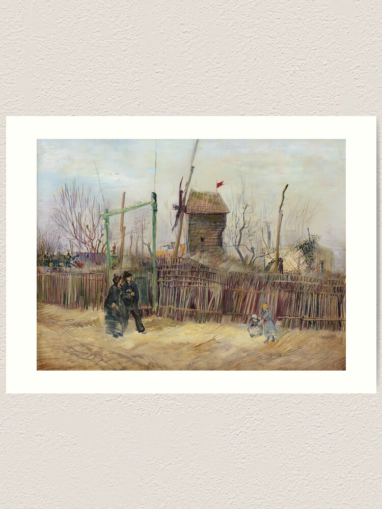 "NEW EXCLUSIVE!!! Vincent Van Gogh "Scène de rue à Montmartre" (Street ...