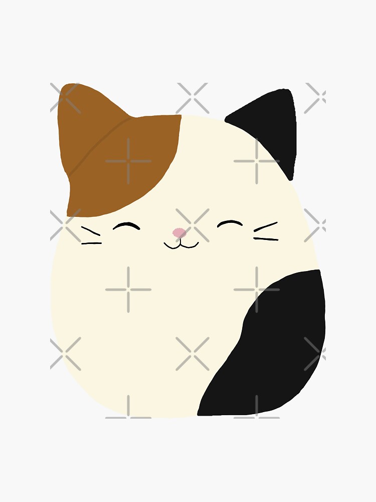 "Cam the Cat Squishmallow" Sticker for Sale by beesstickershop | Redbubble