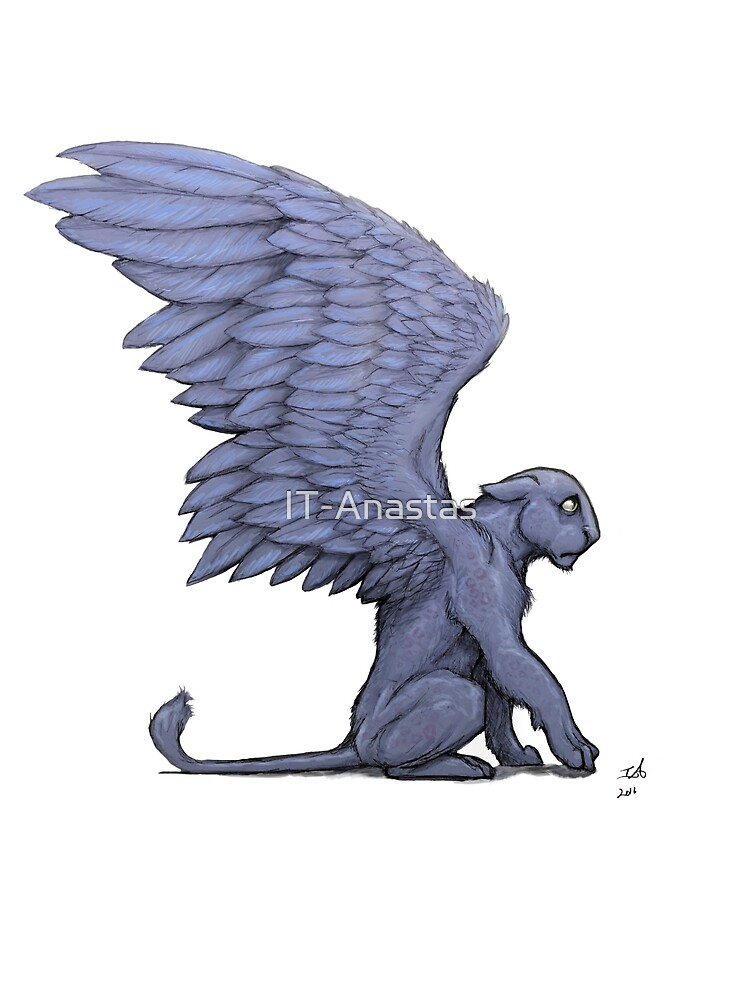 "Winged Lioness" Poster for Sale by IT-Anastas | Redbubble