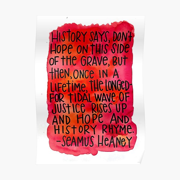"Hope & History rhyme " Poster by Kiershort | Redbubble
