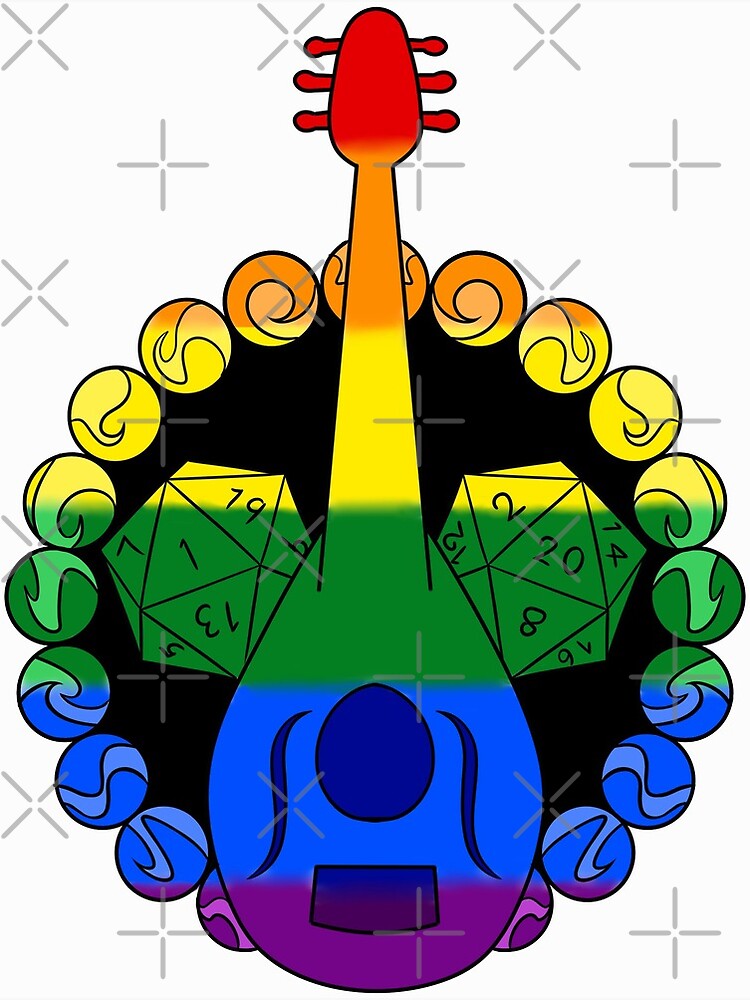 "Bard symbol, Pride Flag" Photographic Print by dnr-draws | Redbubble