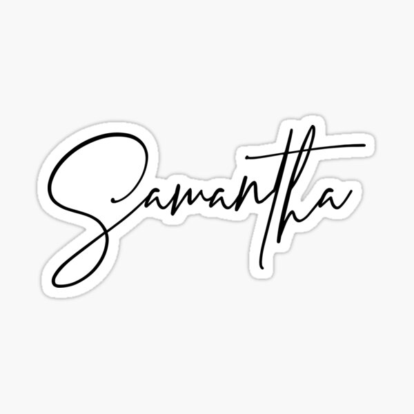 "Samantha" Sticker for Sale by Jadorefourier | Redbubble