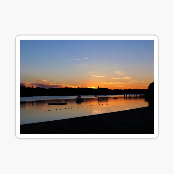 "Wareham Sunset" Sticker for Sale by Kerri Ann McClellan | Redbubble
