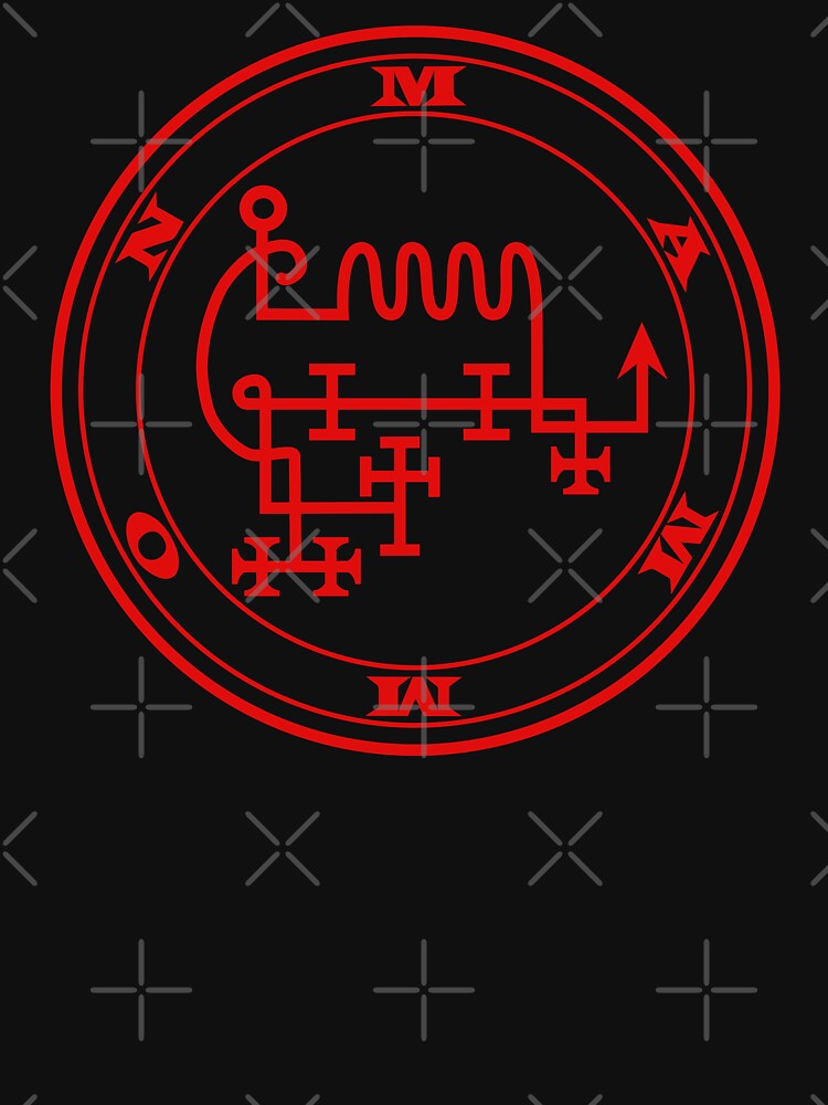 "Mammon demon red Sigil occult Magick Seal" Essential T-Shirt for Sale ...