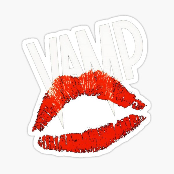 "Vintage Movie Poster Vamp " Sticker for Sale by retoro-kun | Redbubble
