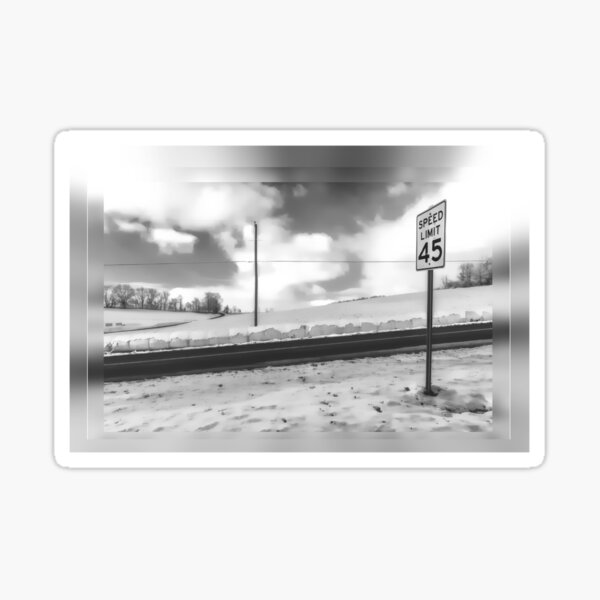 "45 MPH" Sticker for Sale by butterbean57 | Redbubble
