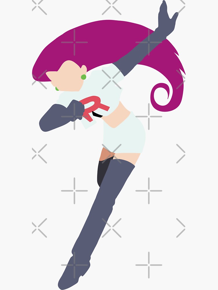 "team rocket jessie" Sticker for Sale by evcharles | Redbubble