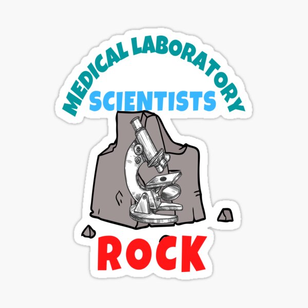 "MEDICAL LABORATORY SCIENTISTS ROCK FUNNY LAB TECH MICROBIOLOGY ...