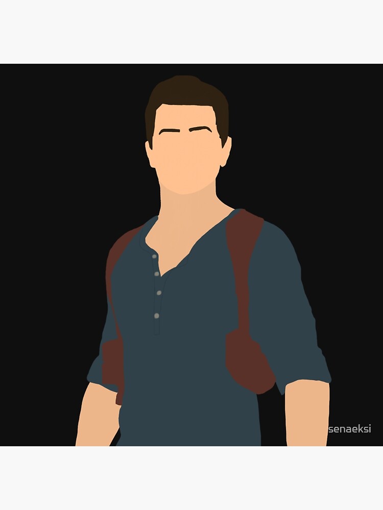 "Uncharted 4 Nathan Drake Digital Art Sticker" Poster for Sale by ...