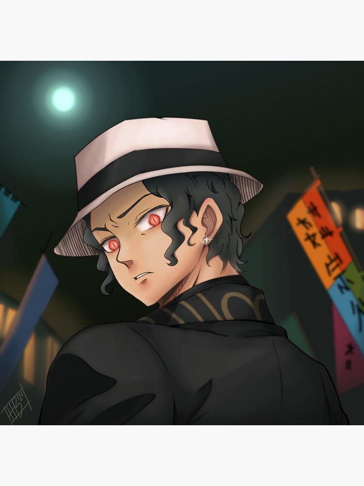 "Muzan" Sticker by Hollowbeat | Redbubble