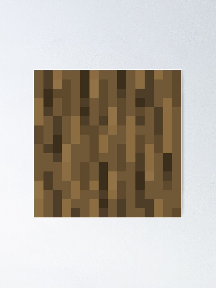 "Oak Log" Poster for Sale by mcblockpillow | Redbubble