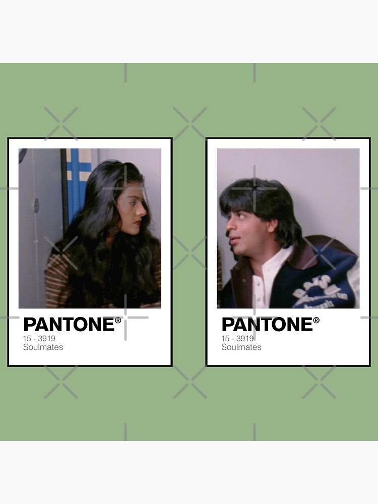 "Raj and Simran Pantone " Poster by BollywoodAI | Redbubble