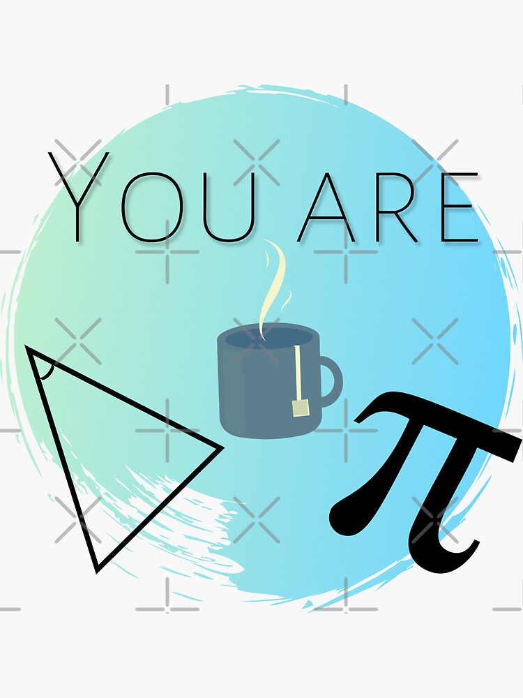 "Acute Tea pi" Sticker for Sale by Shesarebell | Redbubble