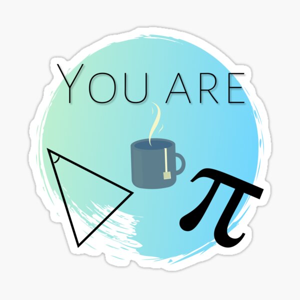 "Acute Tea pi" Sticker for Sale by Shesarebell | Redbubble