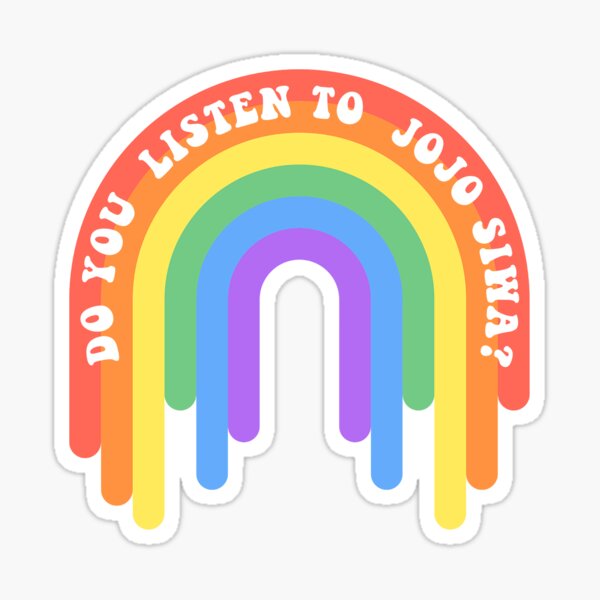 "Do You Listen To JoJo Siwa?" Sticker by jancini | Redbubble