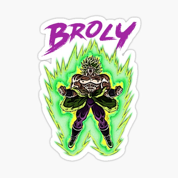 "Super Saiyan Broly" Sticker for Sale by Cameron Roberts | Redbubble