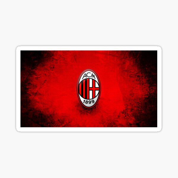 "AC MILAN" Sticker for Sale by vhadzavdic | Redbubble