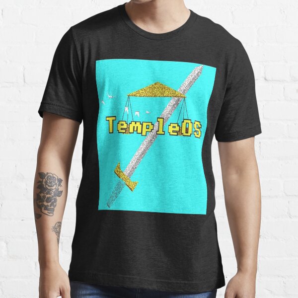 "Temple OS" T-shirt for Sale by bigdaddynutnut | Redbubble | temple os ...