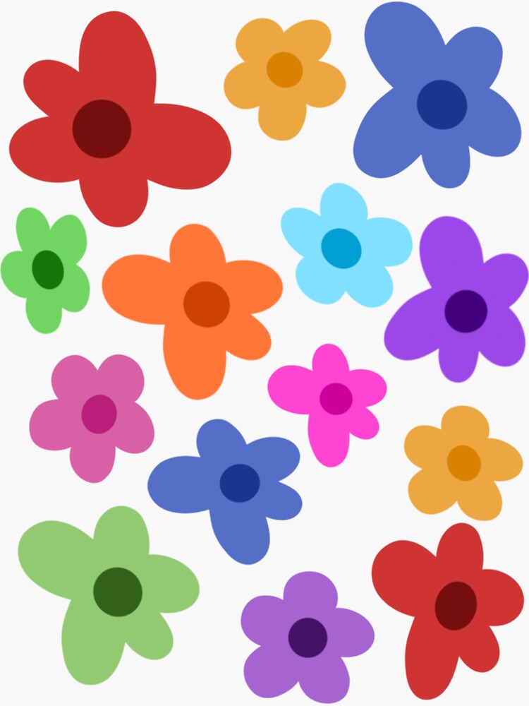 "Indie flowers " Sticker for Sale by Acnhgamer61 | Redbubble