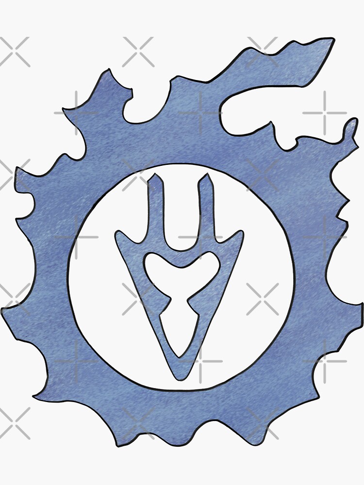 "Dragoon job icon" Sticker for Sale by meggo1983 | Redbubble