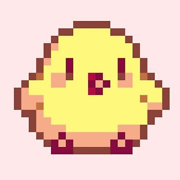 "Pixel art chick " Art Print for Sale by camilaa114 | Redbubble