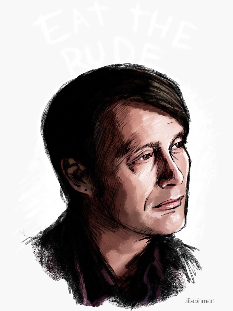 "Eat The Rude" Sticker by tiiaohman | Redbubble