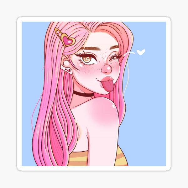 "Mia" Sticker for Sale by KamzArt | Redbubble