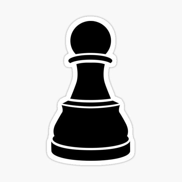 "Chess Pawn Icon" Sticker for Sale by liftdesign | Redbubble