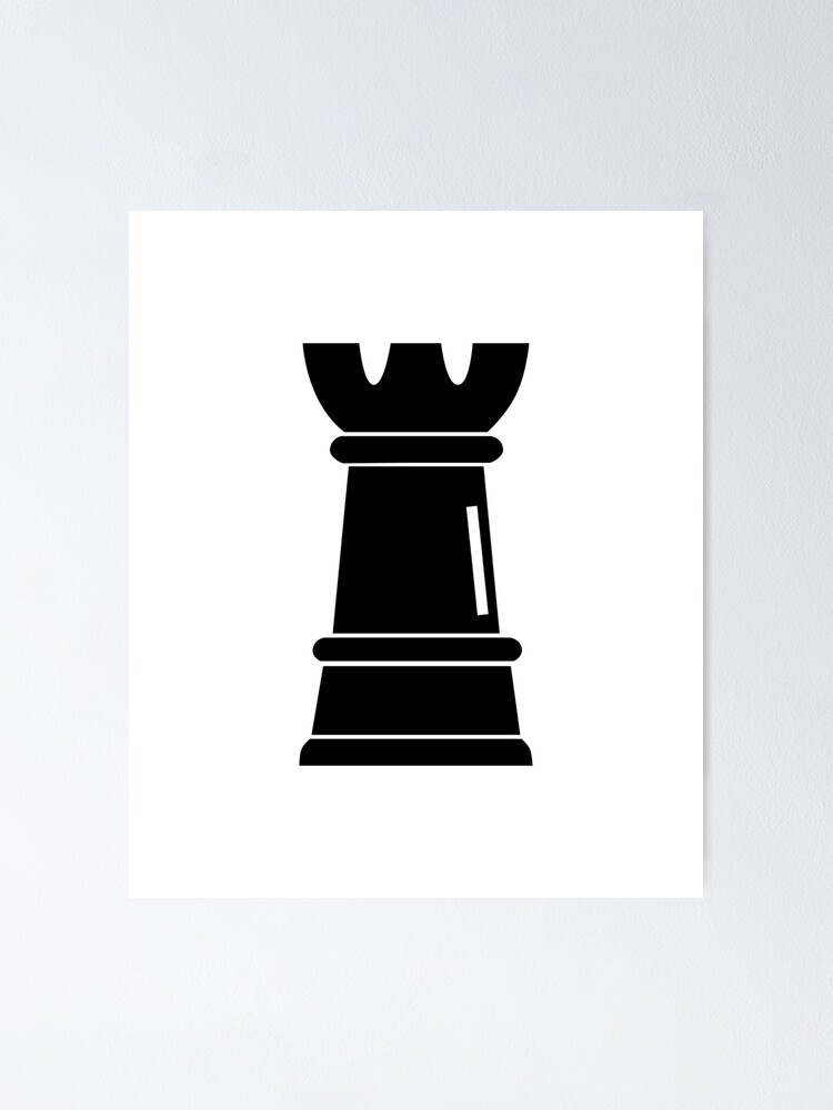 " Chess Rook" Poster by liftdesign | Redbubble