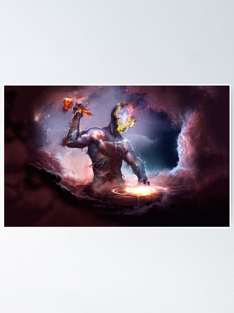 "Galaxy Man" Poster by iKartal | Redbubble